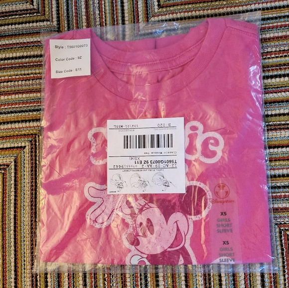 Disney | Shirts & Tops | New Disney Girls Short Sleeve Shirt 4t Xs ...